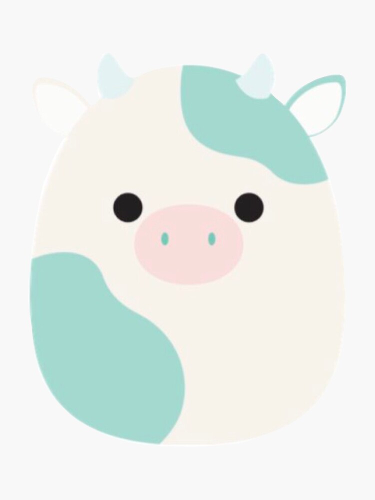 "Belana the cow squishmallow sticker" Sticker for Sale by cherylshuster ...