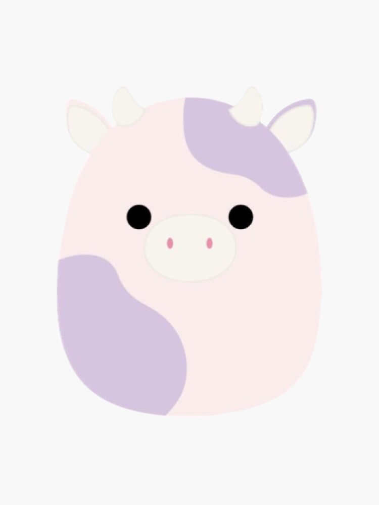 "Patty the cow squishmallow sticker" Sticker for Sale by cherylshuster ...