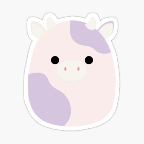 "Patty the cow squishmallow sticker" Sticker for Sale by cherylshuster ...
