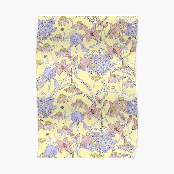 " Tiger Lily Flower " Poster for Sale by YasmeenUsman | Redbubble