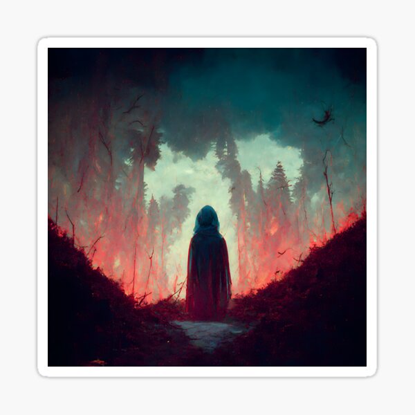 "Alone" Sticker for Sale by Foodcolored | Redbubble