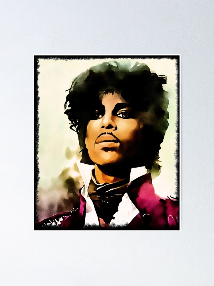 "Prince legendary pop icon pop music singer fan art Classic" Poster for ...