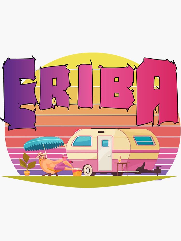 "Eriba " Sticker for Sale by GiuliaMichiels | Redbubble