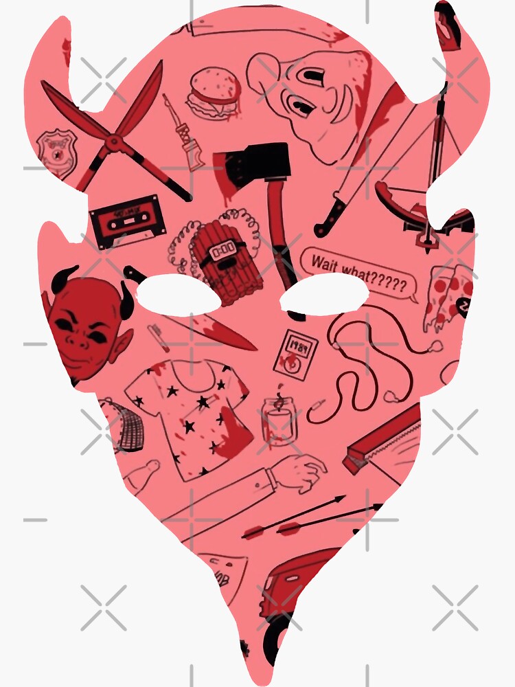 "Beautiful Model Scream Queens Retro Vintage" Sticker for Sale by ...