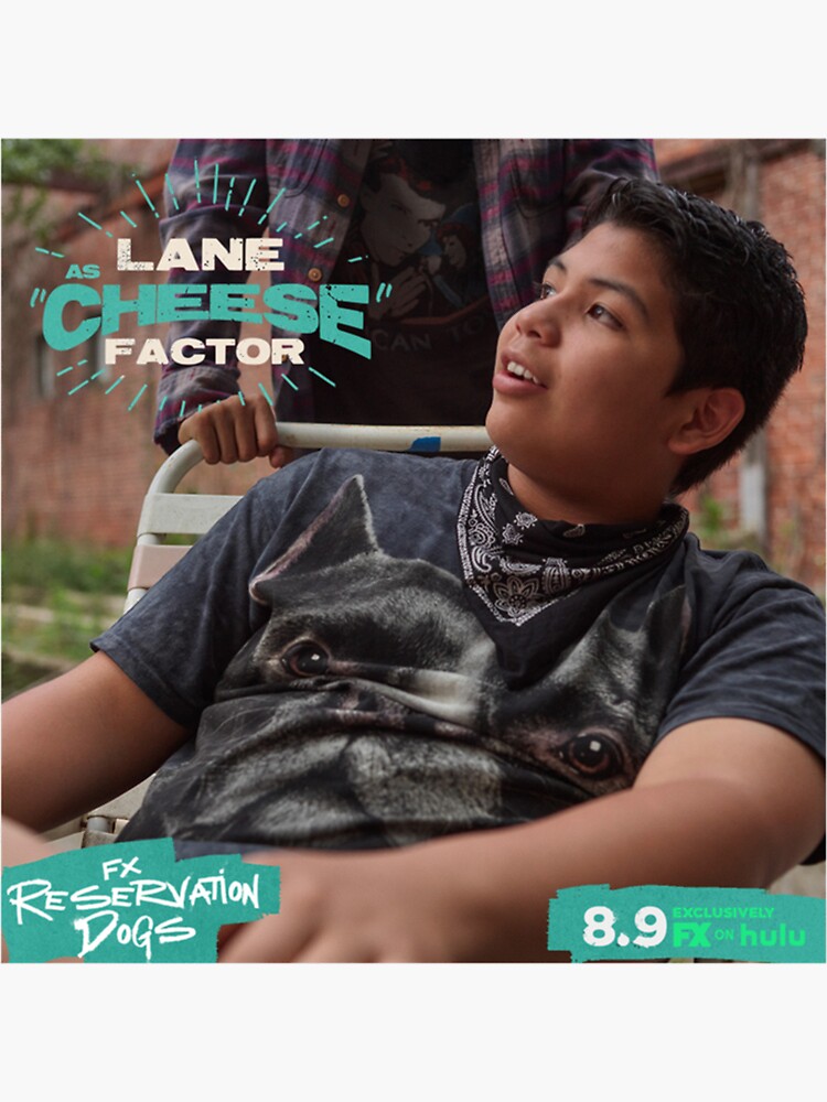 "Reservation Dogs Cheese " Sticker for Sale by RayoPevah1 | Redbubble