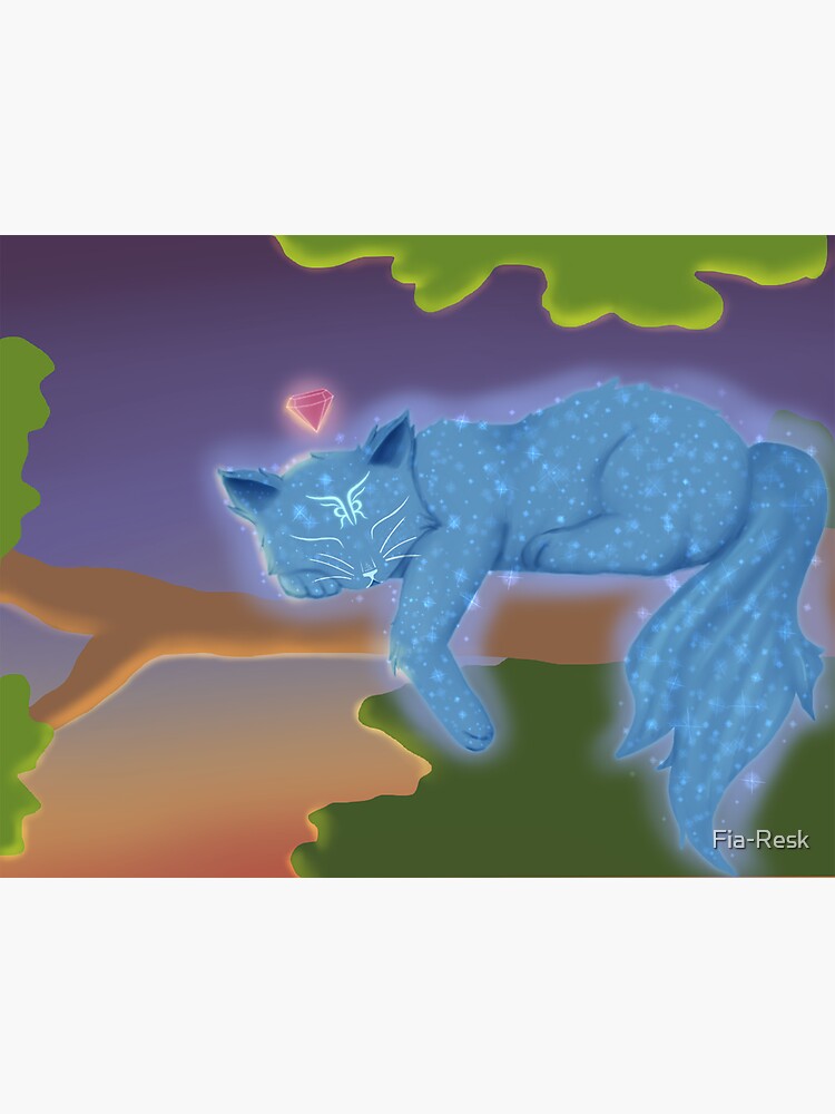 "Cute Lil Spirit Kitty" Sticker for Sale by Fia-Resk | Redbubble