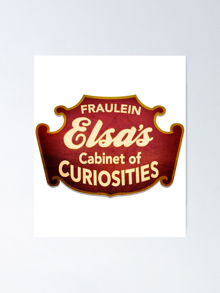 Póster «Gabinete de curiosidades de Fraulein Elsa» de LineOLakess ...
