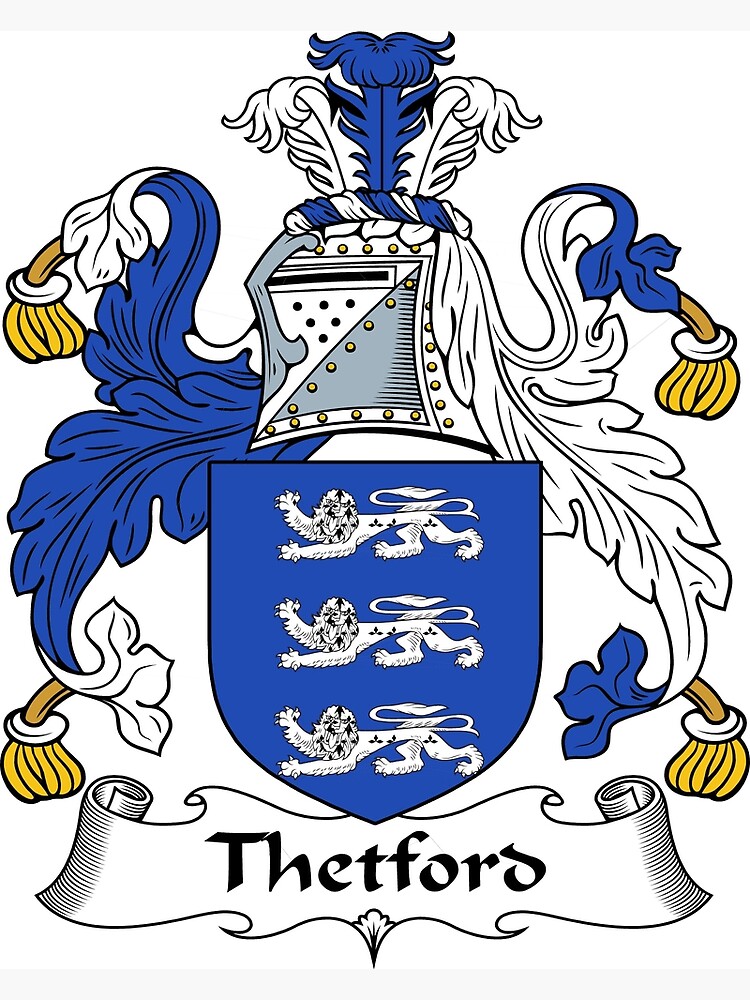 "Thetford" Poster for Sale by HaroldHeraldry | Redbubble