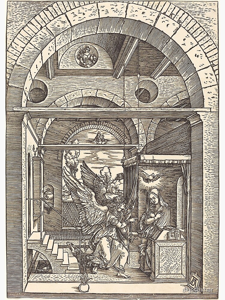 "Albrecht Dürer The Annunciation" Sticker for Sale by alyssaxhar ...
