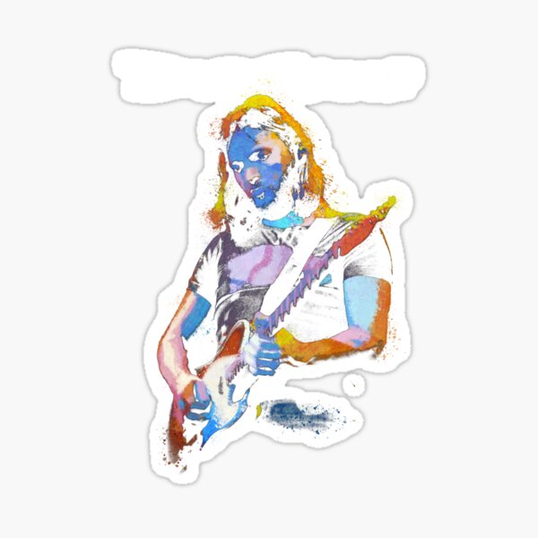 "DAVID GILMOUR" Sticker for Sale by fauziandrawida | Redbubble