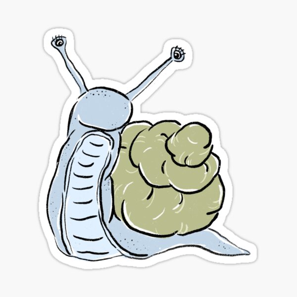 "Snail" Sticker for Sale by hharvey57 | Redbubble