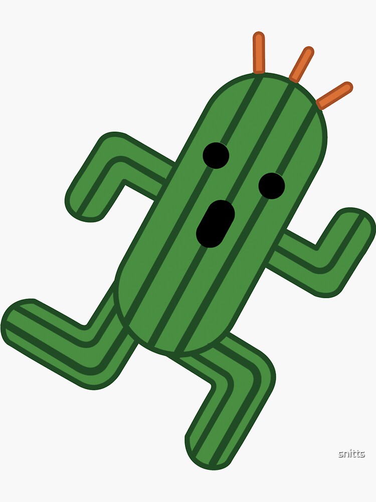 "Cactuar " Sticker for Sale by snitts | Redbubble