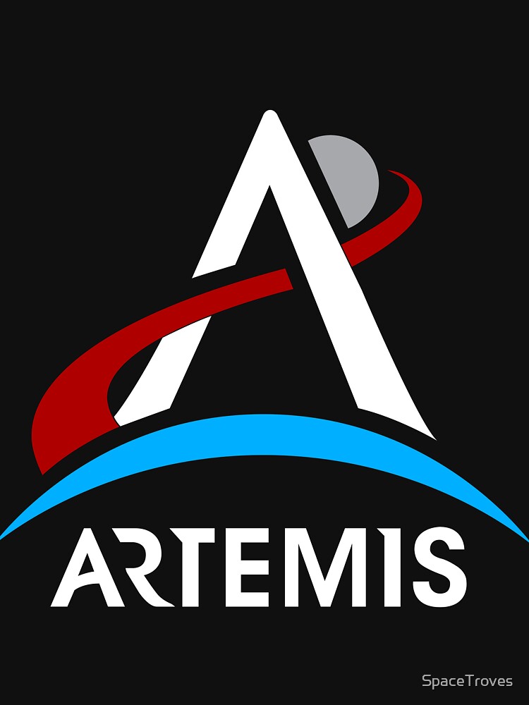 "Artemis Program Logo - NASA SLS Moon Rocket Mission Patch" T-shirt for ...