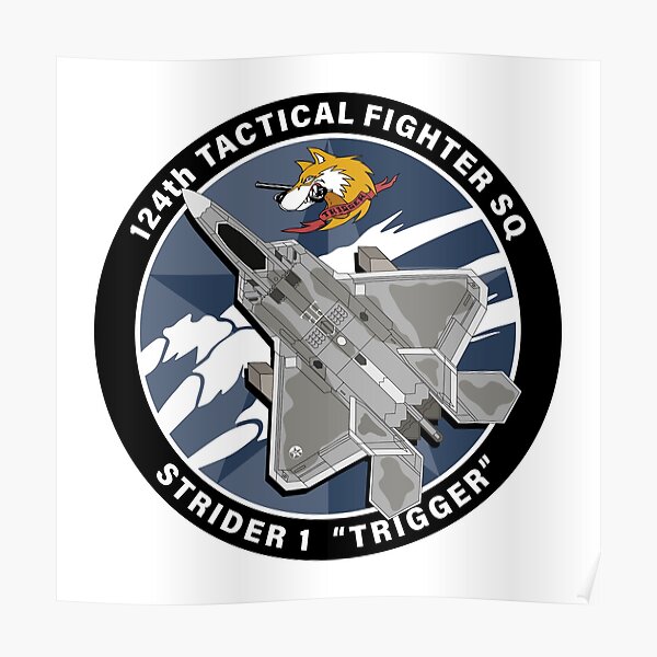 "Ace Combat Strider 1 Badge" Poster for Sale by fareast | Redbubble