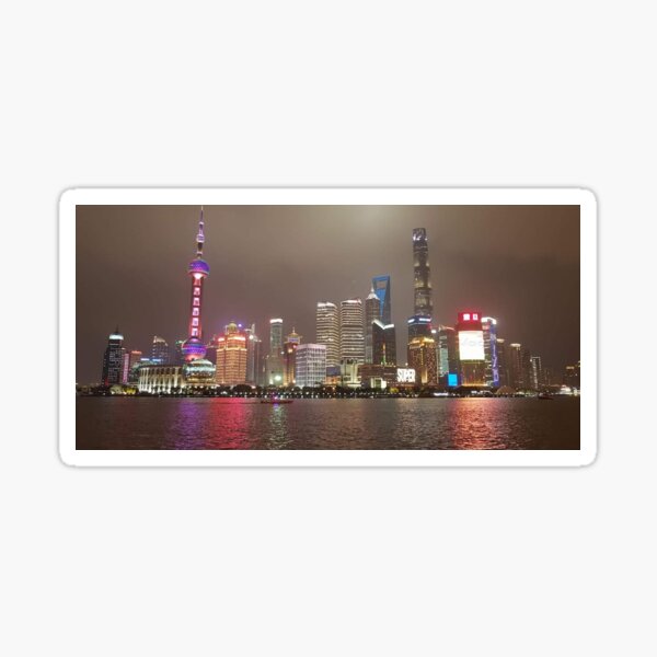 "The Bund Shanghai" Sticker for Sale by Maddy26695 | Redbubble