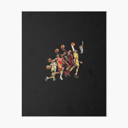 "The Evolution of Lebron James - NBA Los Angeles Lakers" Art Board ...