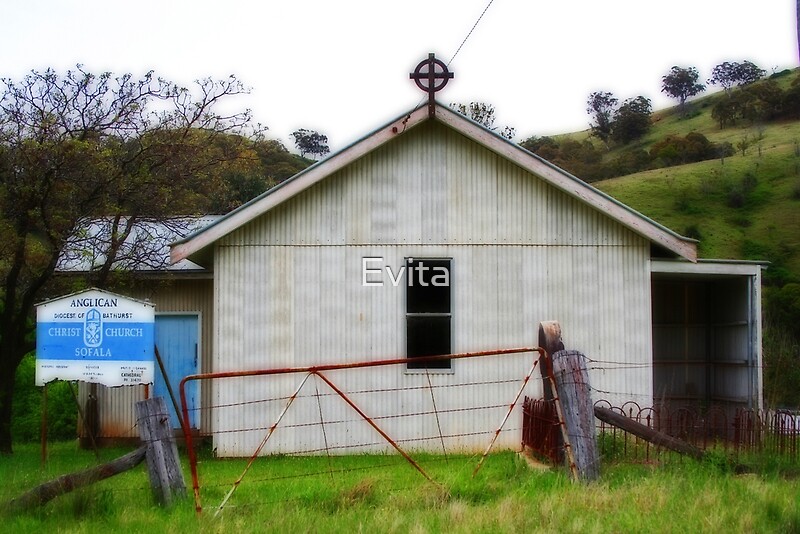 "Christ Church, Sofala" by Evita | Redbubble