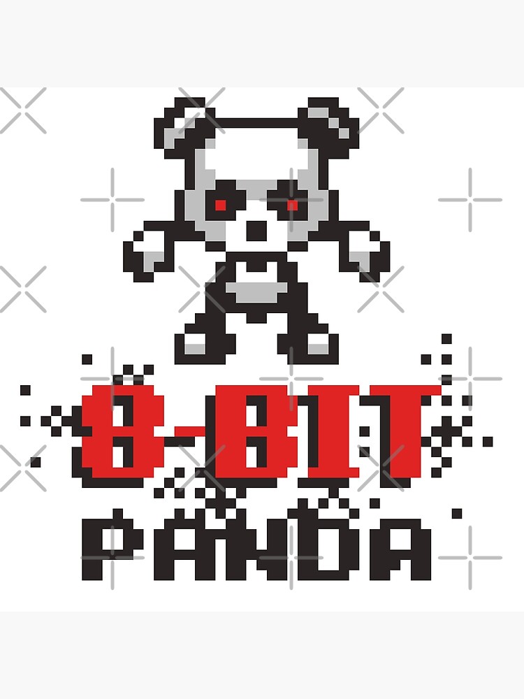 "8 Bit Panda" Poster by Hackers | Redbubble