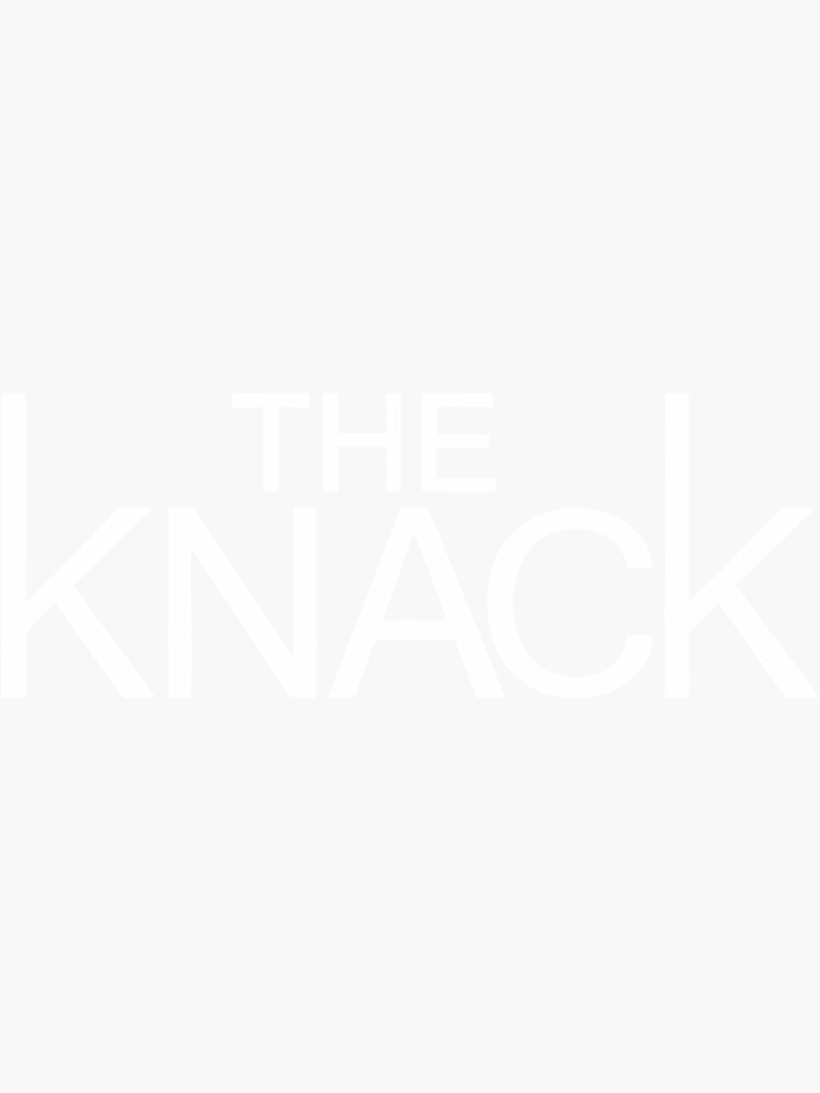 "Best seller the knack logo merchandise" Sticker for Sale by ...