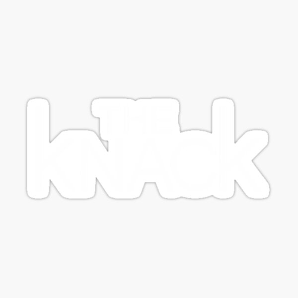 "Best seller the knack logo merchandise" Sticker for Sale by ...