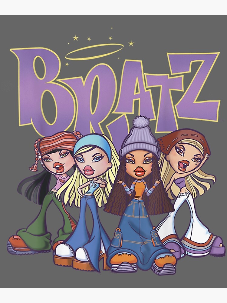"Bratz Original Four Group Shot Logo" Art Print for Sale by ...