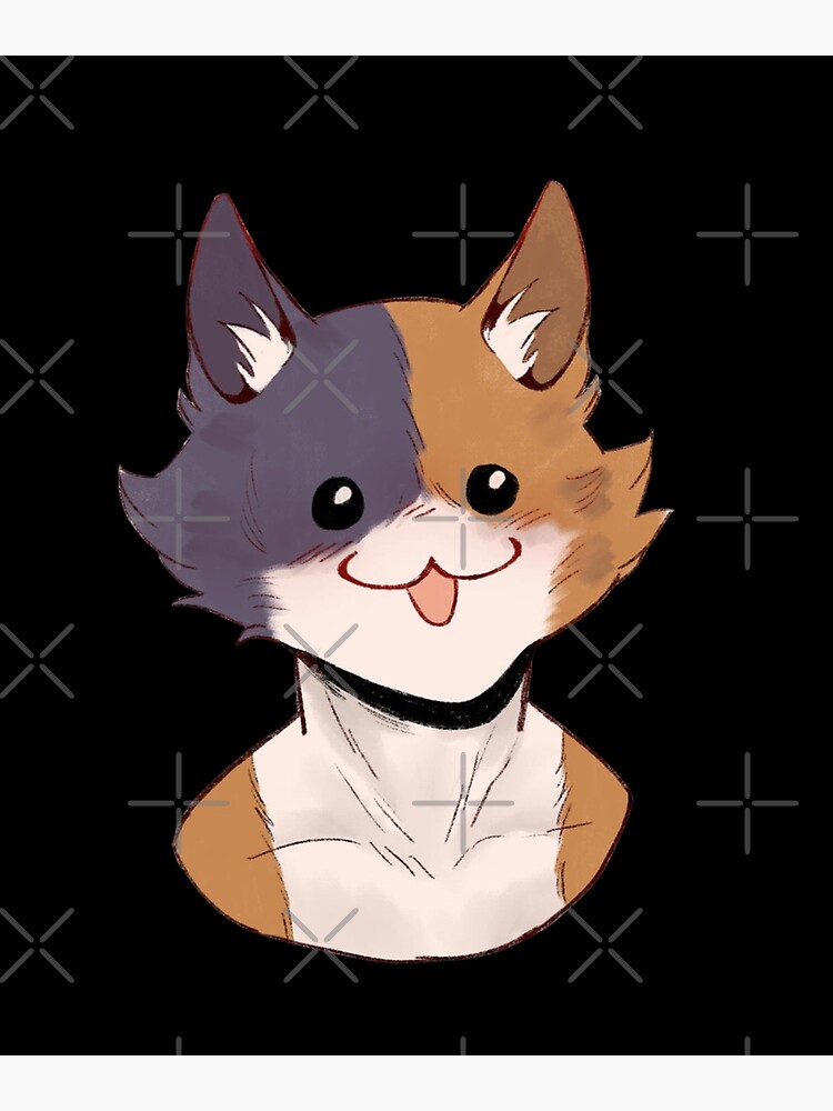 "funny meowscles Face " Poster for Sale by happykiddos | Redbubble