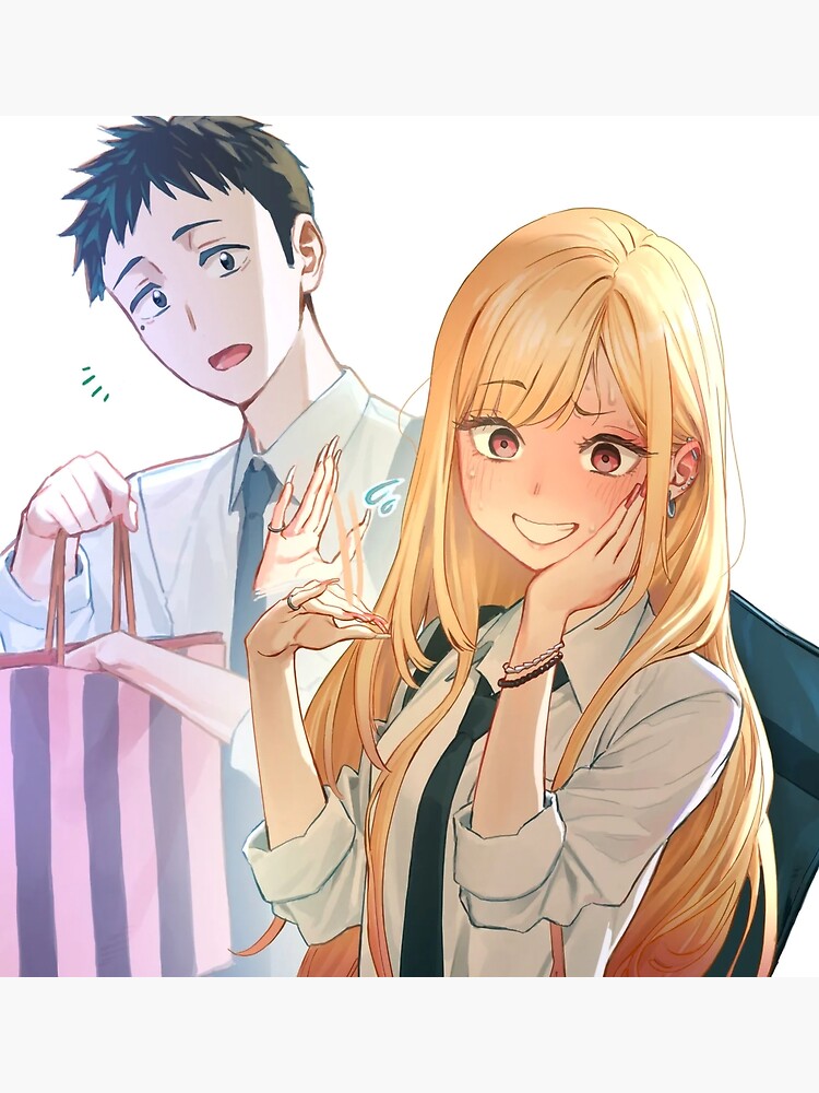 Marin Kitagawa X Wakana Gojo Poster For Sale By Mangamolly Redbubble