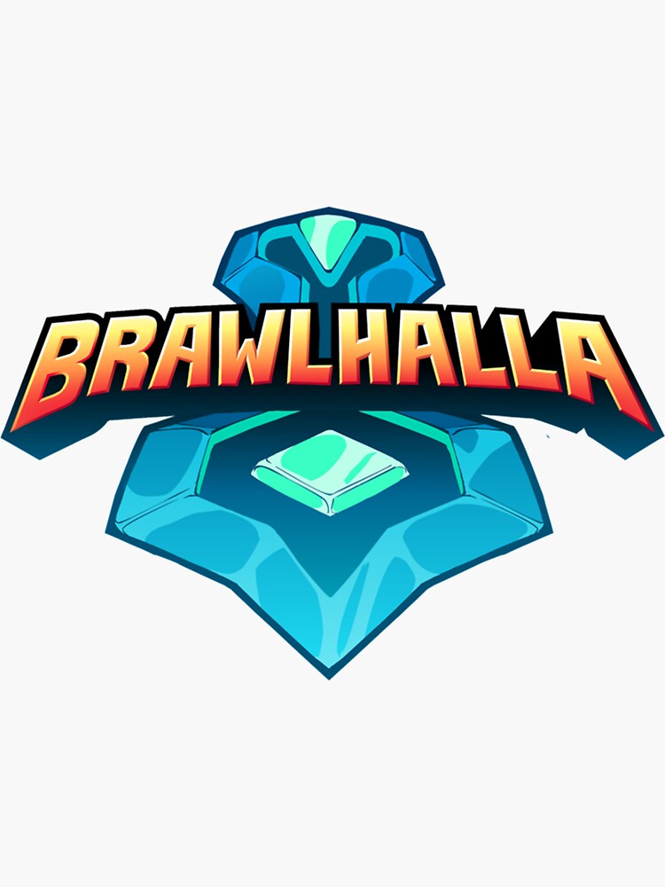 "Brawlhalla logo" Sticker for Sale by DonnaPiercgg | Redbubble