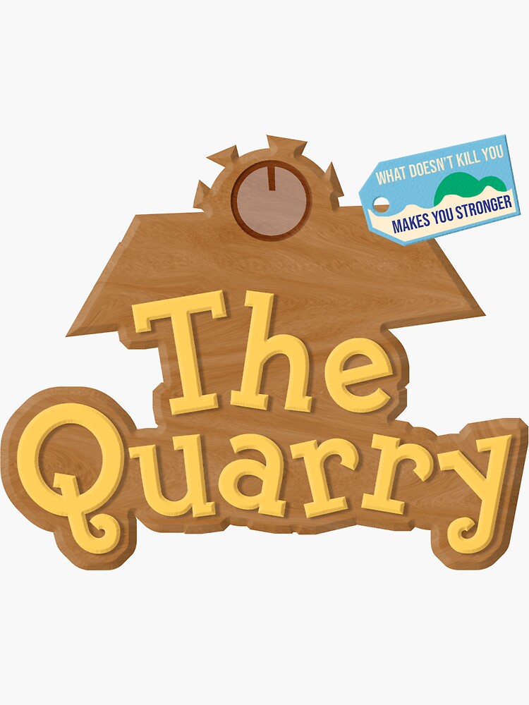 "The Quarry logo" Sticker for Sale by kiichu | Redbubble