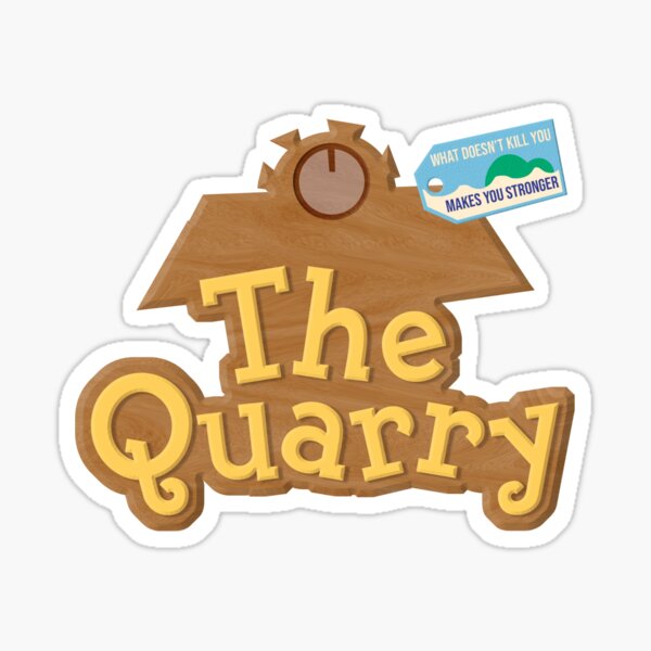 "The Quarry logo" Sticker for Sale by kiichu | Redbubble