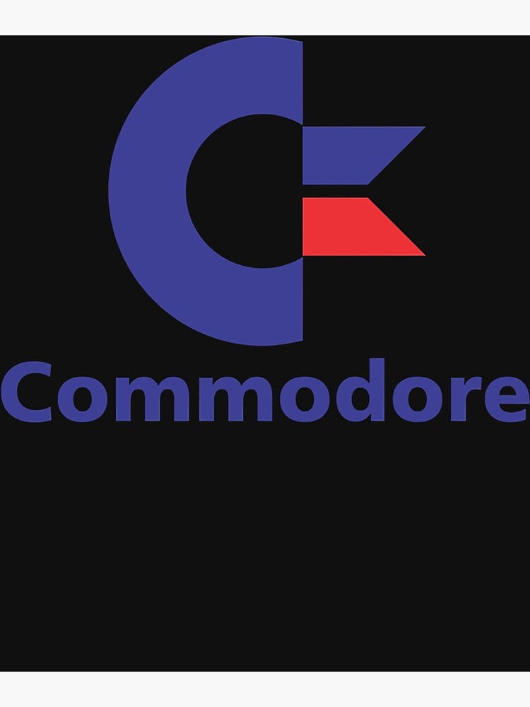 "Commodore logo" Poster for Sale by JenniferVince | Redbubble
