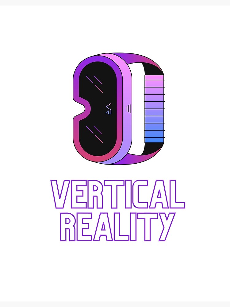 "Vertical Reality!" Poster for Sale by birdflydesign | Redbubble