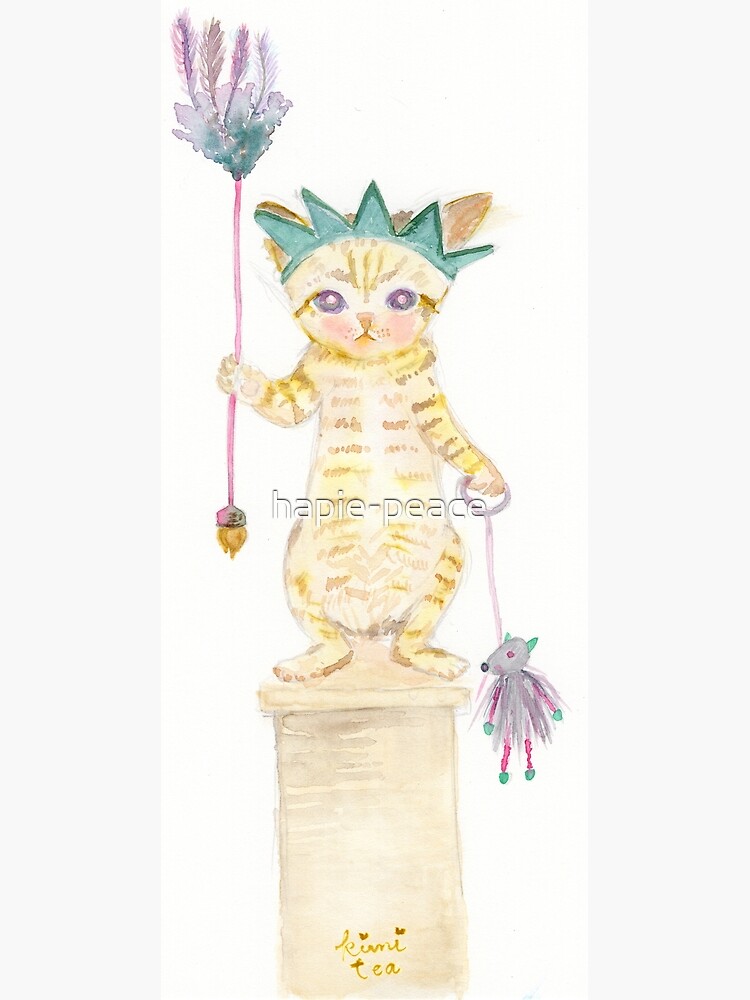 "The Statue of CAT Liberty : Cat Kingdom" Poster by hapie-peace | Redbubble
