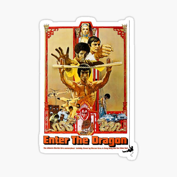 "Bruce Lee 17" Sticker for Sale by susadodson | Redbubble