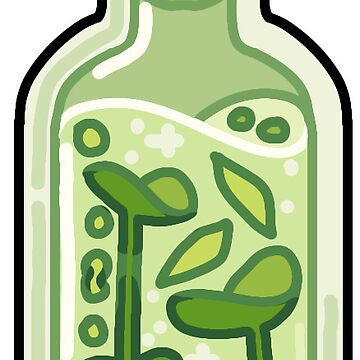 "froggy bottle" Sticker by SilAchan | Redbubble