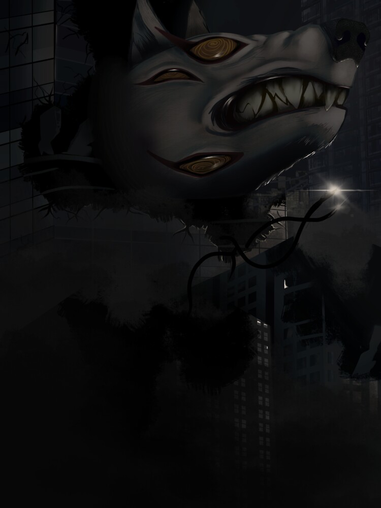 "Demon Dog" Sticker for Sale by Everendering | Redbubble