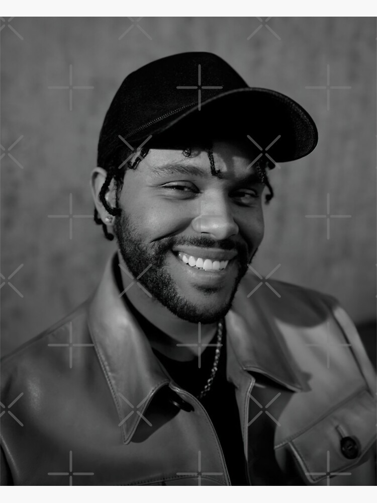 "The Weeknd" Sticker for Sale by GawelKaczmarek | Redbubble