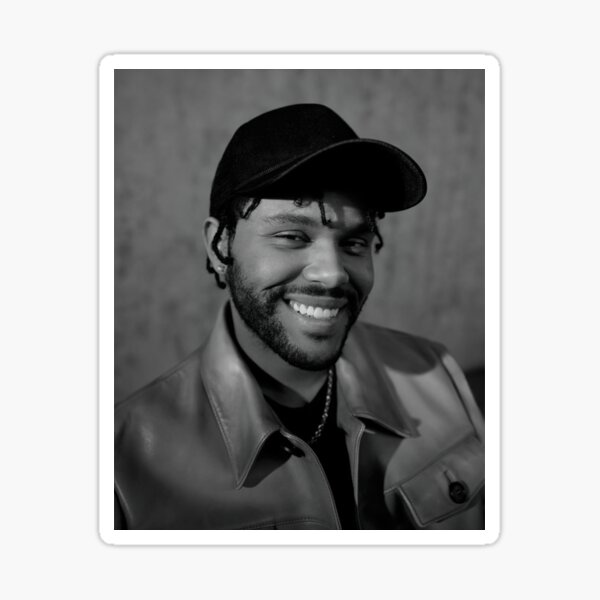 "The Weeknd" Sticker for Sale by GawelKaczmarek | Redbubble