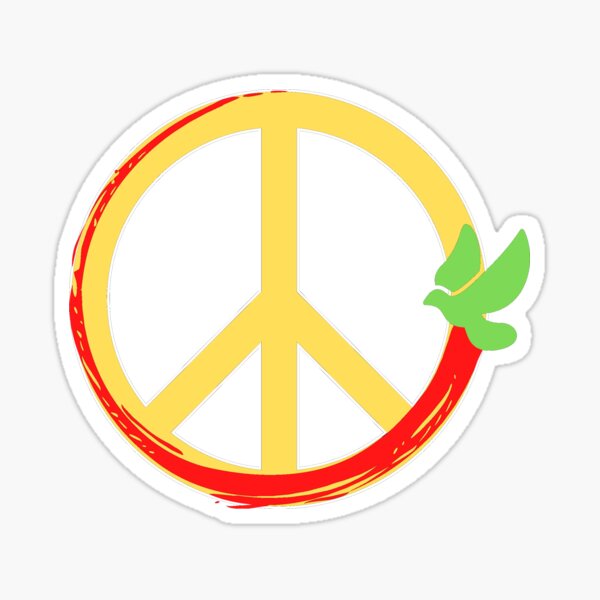 "peace rasta logo" Sticker for Sale by Walter544 | Redbubble