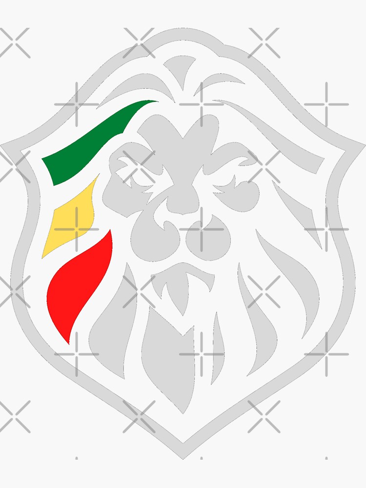 "Rasta lion green yellow red" Sticker for Sale by Walter544 | Redbubble