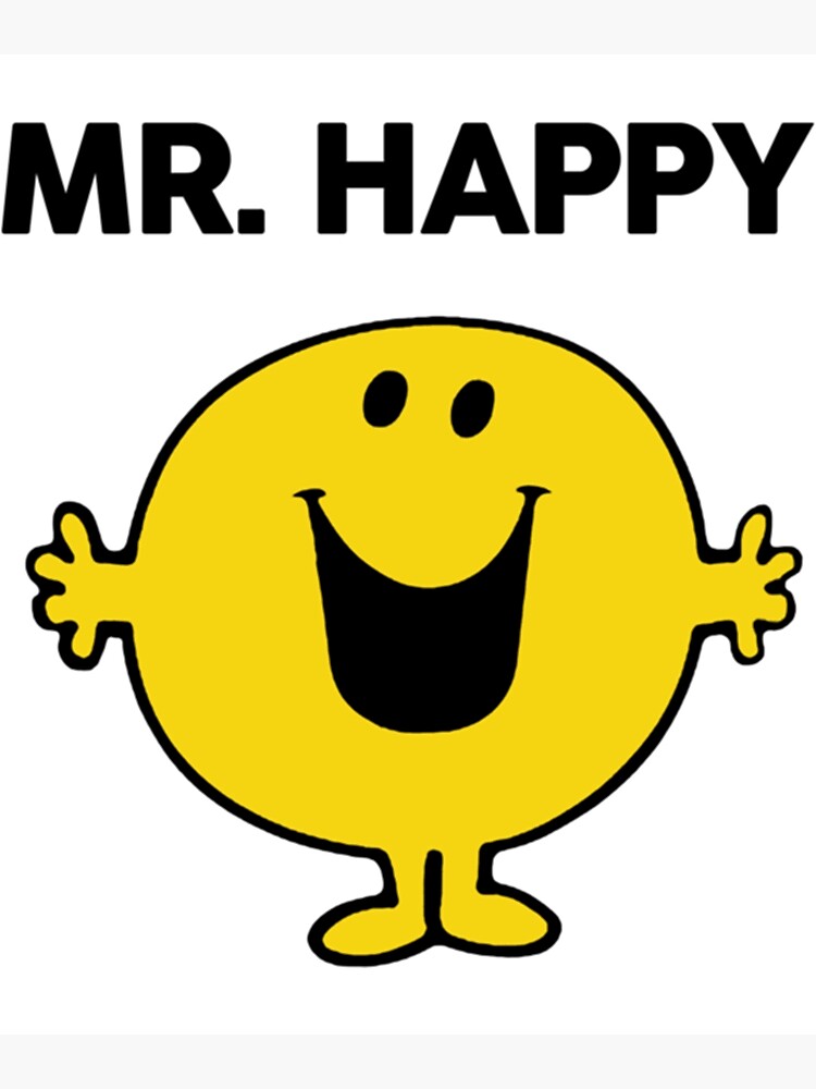 "Little Miss Mr Happy " Poster for Sale by LittleRosieUSD | Redbubble