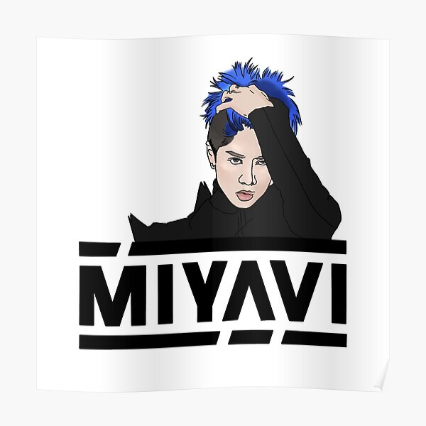 "Miyavi 2022 logo drawing" Poster for Sale by artbytoshiandco | Redbubble