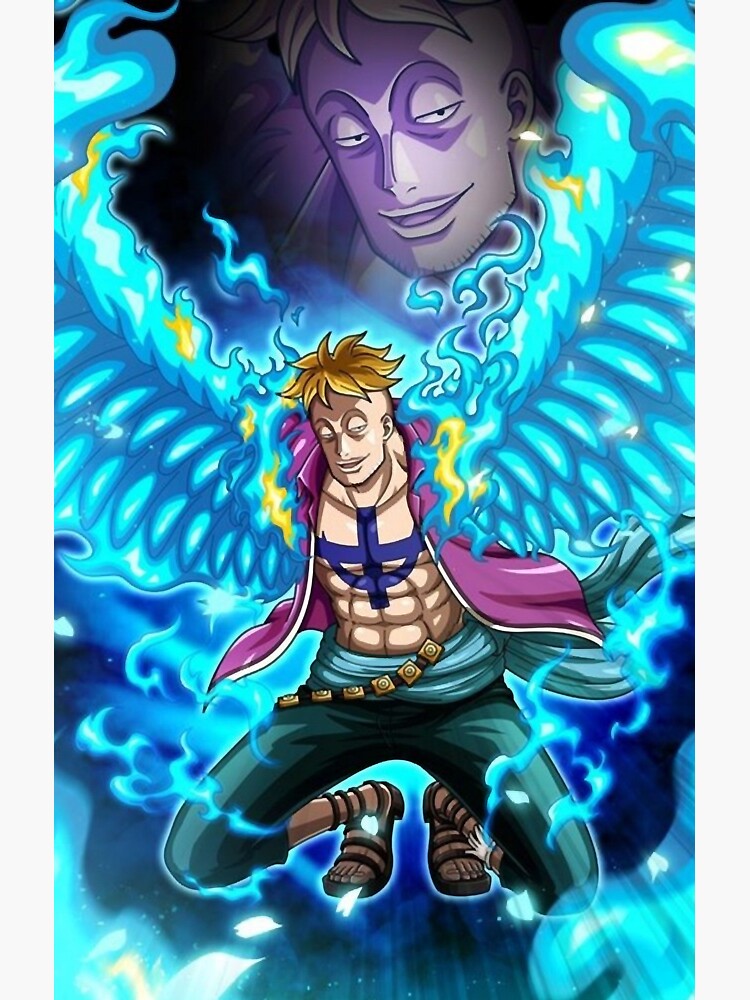 "Marco the Phoenix One Piece" Sticker for Sale by StephanieBen | Redbubble