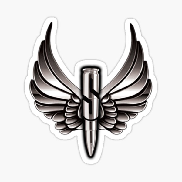 "ASL Bullet Angel " Sticker for Sale by LetGrant | Redbubble
