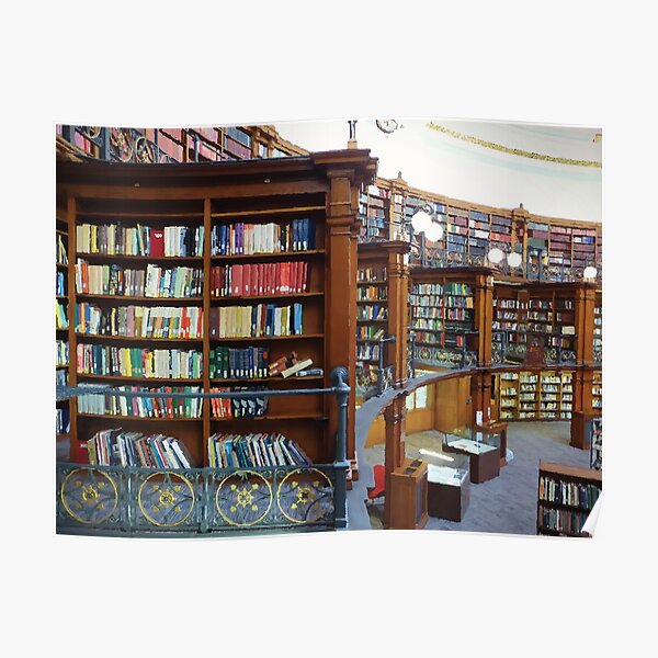 "Picton Reading Room, Liverpool Central Library" Poster for Sale by ...