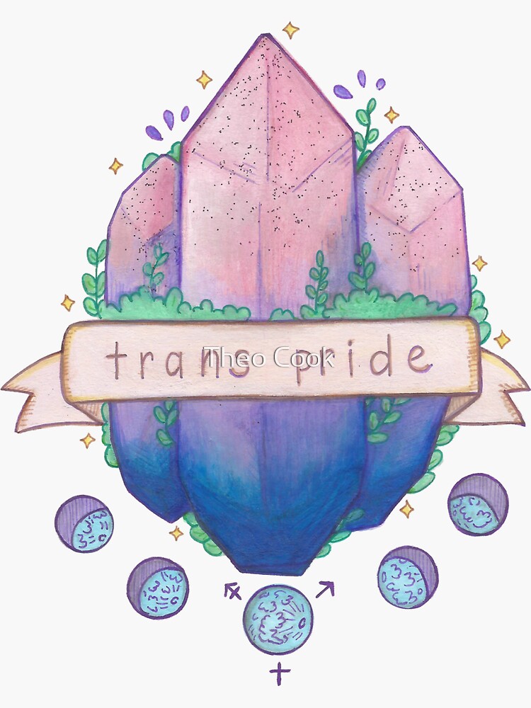 "trans pride" Sticker for Sale by plntboy | Redbubble
