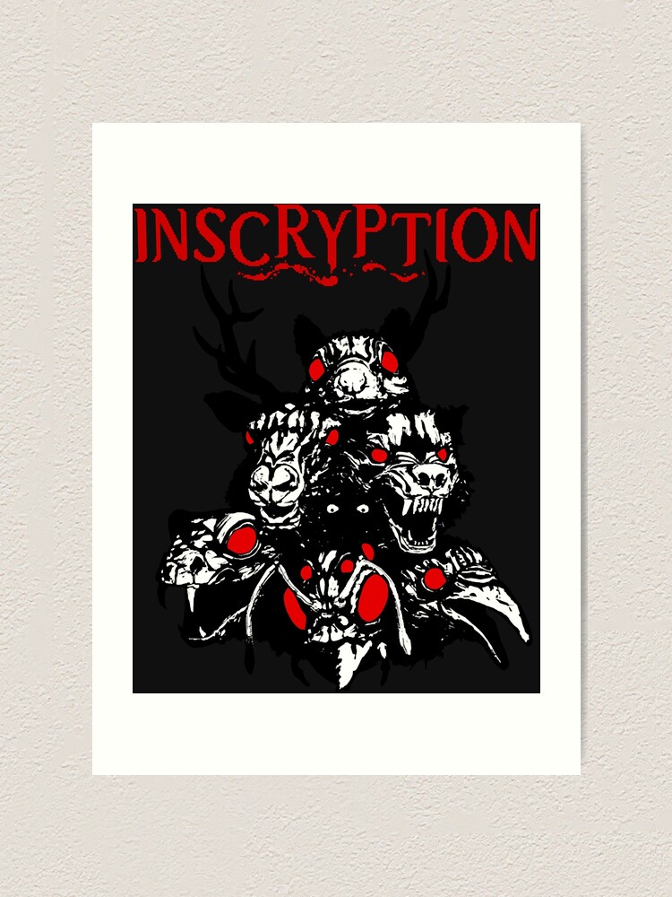 "Totems with inscryption logo" Art Print for Sale by DanielleFetchen ...