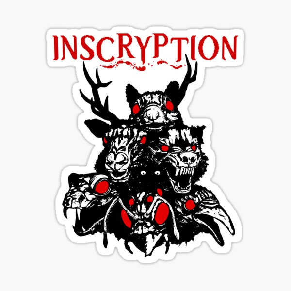 "Totems with inscryption logo" Sticker for Sale by DanielleFetchen ...