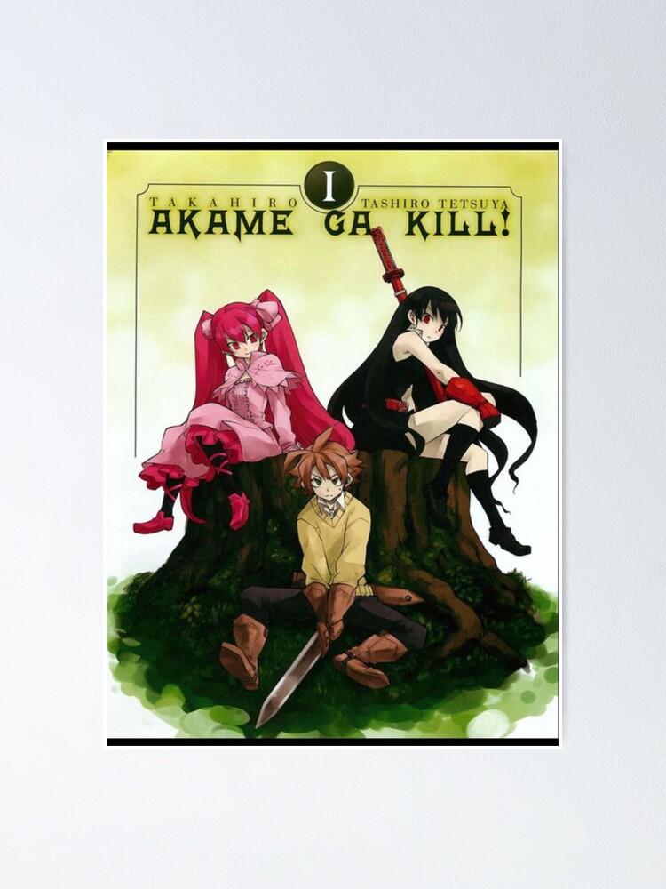 "Akame ga kiru Tatsumi, Mine, Leone, Najenda, Sheele, Lubbock, Akame, and Bulat." Poster for ...