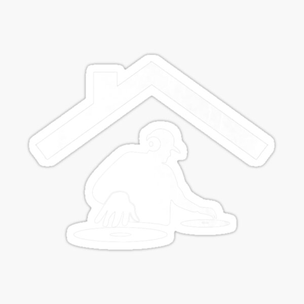 "Turntable Dance House Dj Disc Beatmaker Music Producer" Sticker for ...